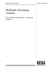 Methods of testing cement. Heat of hydration - solution method - The ...