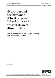 Hygrothermal performance of buildings - calculation and presentation of ...