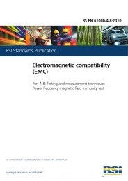 Electromagnetic compatibility (EMC). Testing and measurement techniques ...