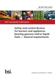 Safety and control devices for burners and appliances burning gaseous and/or liquid fuels ...