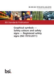 Graphical symbols - safety colours and safety signs - registered safety ...