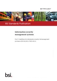Information security management systems. Guidelines for information security risk management ...