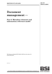 Document management. Metadata elements and information reference model ...