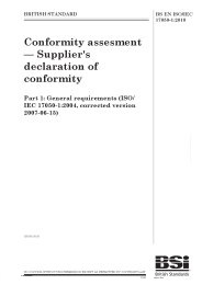 Conformity assessment - supplier's declaration of conformity. General requirements (ISO/IEC ...