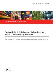 Sustainability in buildings and civil engineering works ...