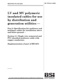 LV and MV polymeric insulated cables for use by distribution and ...