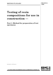 Testing of resin compositions for use in construction. Method for ...