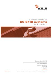 A basic guide to BS 8418 systems for installers. Issue 2 - The ...