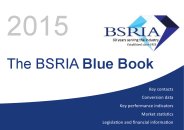 BSRIA blue book 2015 - The Construction Information Service