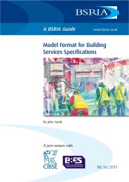 Model format for building services specifications - The Construction ...
