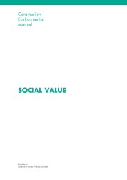 Social value - The Construction Information Service