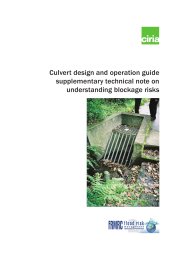 Culvert design and operation guide: supplementary technical note on ...