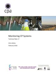 Monitoring CP systems - The Construction Information Service