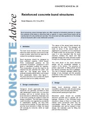 Reinforced concrete bund structures - The Construction Information Service