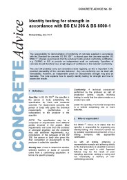 Identity testing for strength in accordance with BS EN 206 and BS 8500 ...