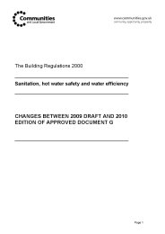 Building Regulations 2000: Sanitation, hot water safety and water ...