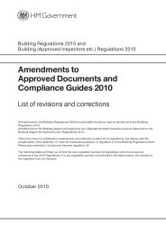 Building regulations 2010 and Building (Approved Inspectors etc ...