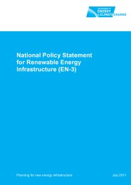 National policy statement for renewable energy infrastructure (EN-3 ...