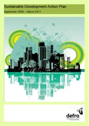 Sustainable development action plan - September 2009 - March 2011 - The ...
