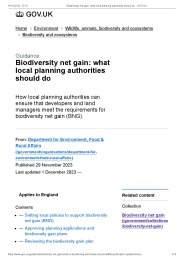 Biodiversity net gain: what local planning authorities should do - The ...