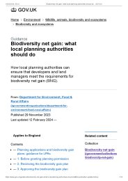 Biodiversity net gain: what local planning authorities should do - The ...