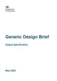 Generic design brief. Output specification - The Construction ...
