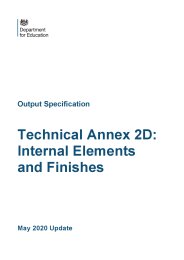 Generic design brief. Output specification. Technical Annex 2D ...
