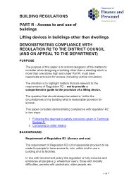 Building regulations - Part R - Access to and use of buildings: lifting ...