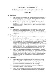 Explanatory memorandum to the Building (amendment) regulations ...