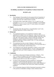 Explanatory memorandum to the Building (amendment No. 2) regulations ...