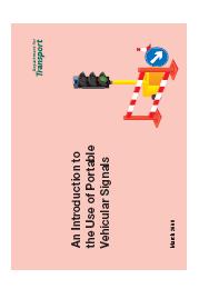 Introduction to the use of portable vehicular signs - The Construction ...