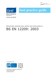 Mechanically operated locks, latches and locking plates to BS EN 12209: ...