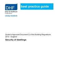 Guide to Approved Document Q of the Building Regulations 2010 - England ...