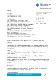 Health building note HBN 09-02: Maternity care facilities - The ...