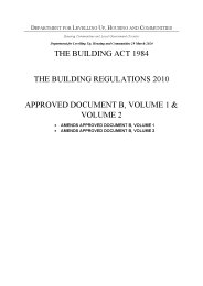 Building Act 1984. Building Regulations 2010. Revised Approved Document ...