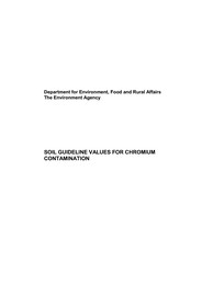 Soil guideline values for chromium contamination - The Construction ...