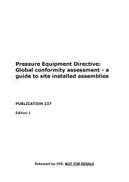 Pressure Equipment Directive: global conformity assessment - a guide to ...