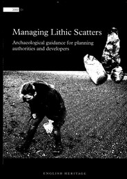 Managing lithic scatters: archaeological guidance for planning ...
