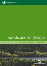 UK forestry standard guidelines - forests and landscape - The ...