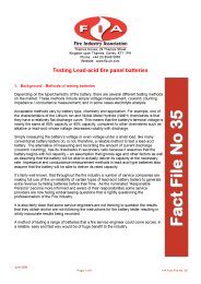 Testing lead-acid fire panel batteries - The Construction Information ...