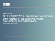 GAI guide to standards - BS EN 13637:2015 Electrically controlled exit ...