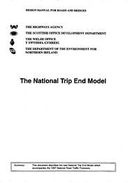 Traffic appraisal of roads schemes. Traffic appraisal advice. National ...