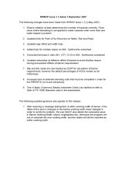 RRRAP issue 1.3 dated 3 September 2007 - changes - The Construction ...