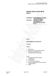 Environmental design and management. Highways Agency Environmental ...