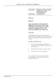Highway structures: Inspection and maintenance. Assessment. Assessment ...