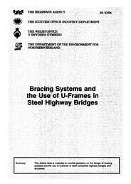 Highway structures: Approval procedures and general design. General design. Bracing system and ...
