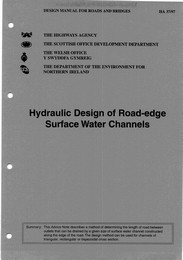 Geotechnics and drainage. Drainage. Hydraulic design of road-edge ...