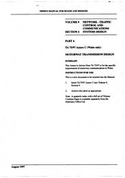 Network - traffic control and communications. Systems design. Annex C ...