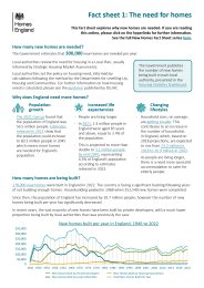Need for homes - The Construction Information Service