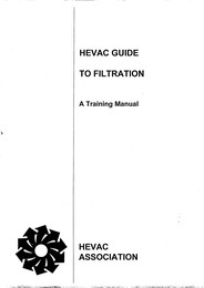 HEVAC guide to filtration: a training manual - The Construction ...